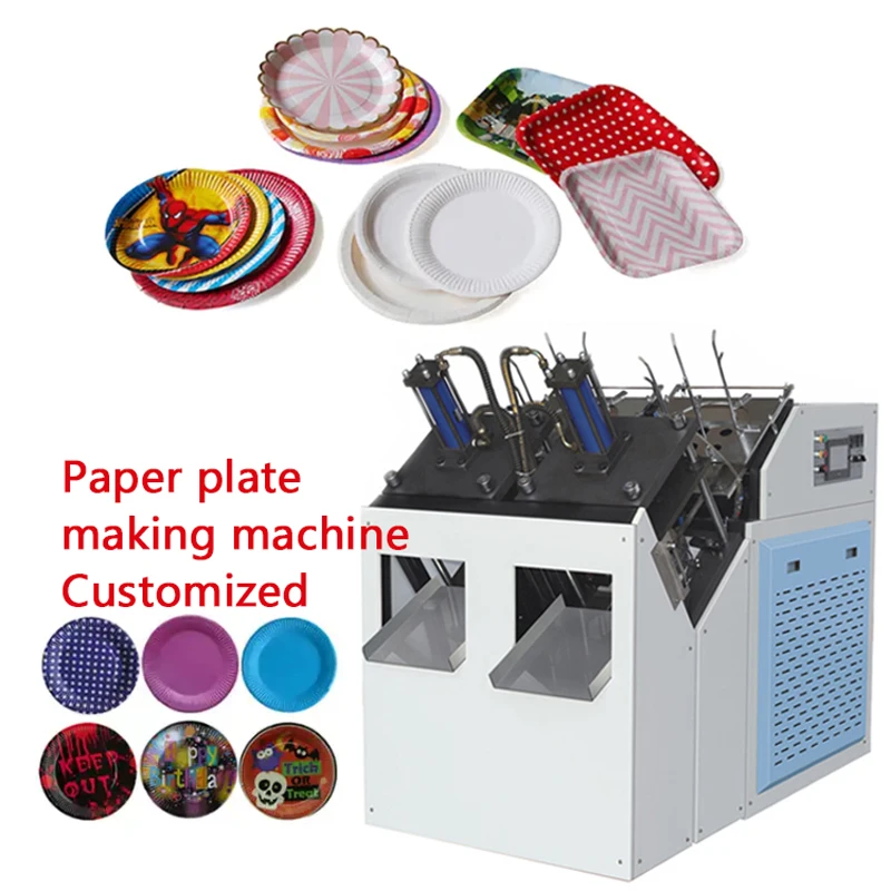 Paper Plate Machine Making Paper Dish Tray Forming Fully Automatic ...