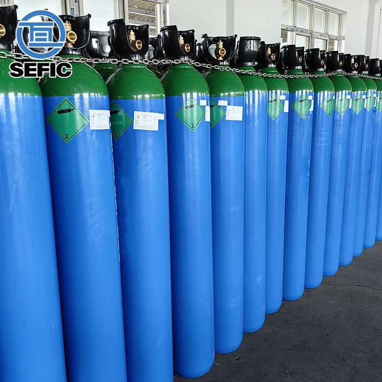 Industrial 50l Argon Gas Cylinder Refillable Gas Cylinder Argon Gas ...