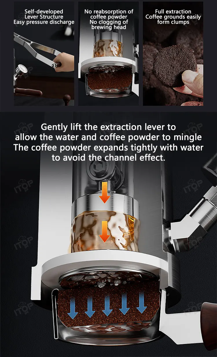 Manual Hand Press Coffee Maker - Barista Espresso Essentials