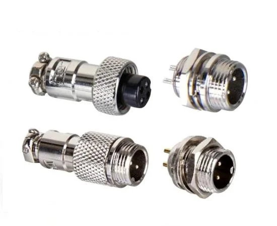 Gx12-4pin Gx12 12mm 4 Pins 250v 15a Male & Female Electrical Connector ...