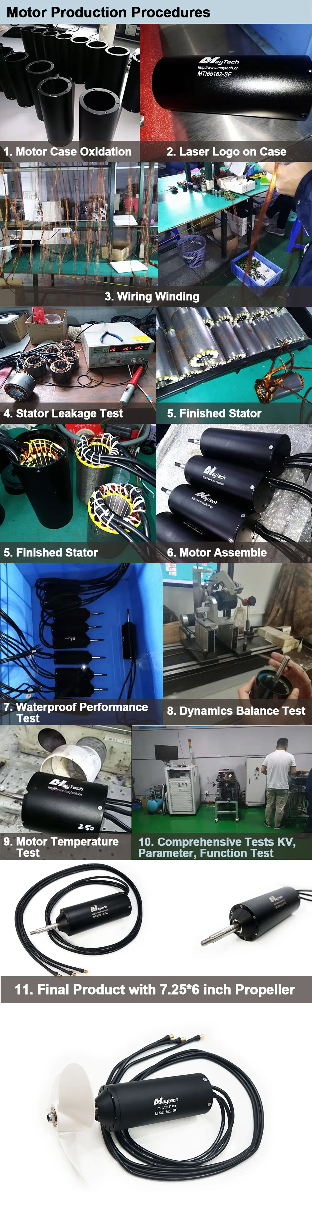 Maytech Electric Jet Surfboard Hydrofoil 65mm*162mm 65162 100kv ...