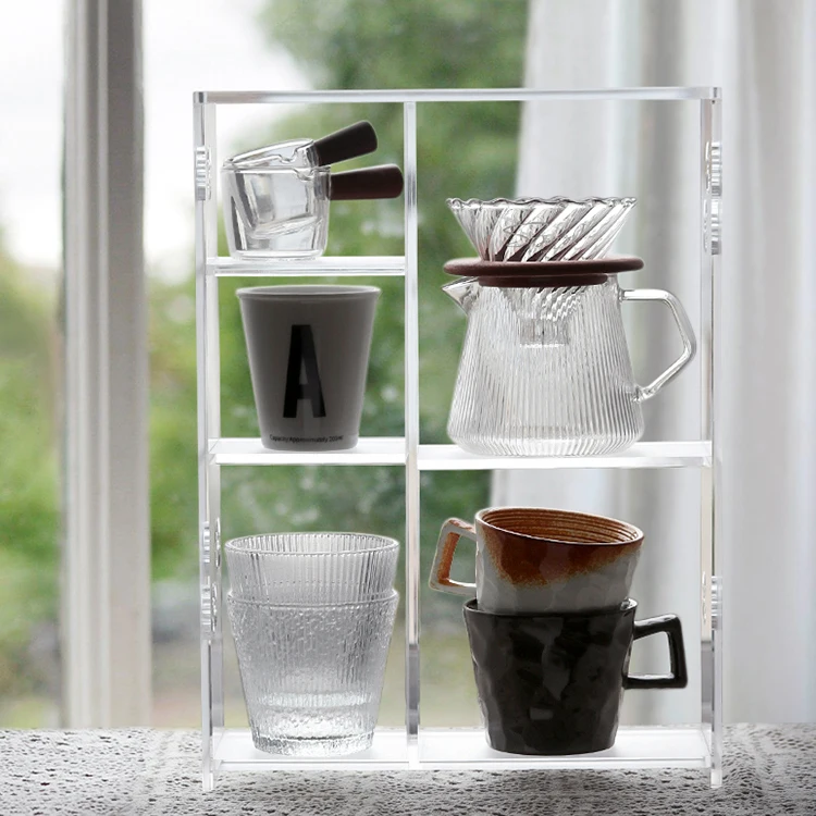 Customized Size Transparent Sundries Display Racks Acrylic Custom ...