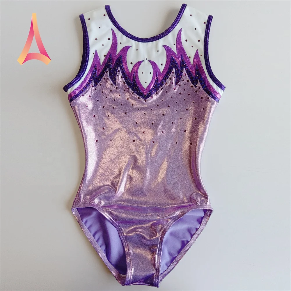 Dreamy Lilac Purple Girls Gymnastics Leotards Fancy Leotards| Alibaba.com