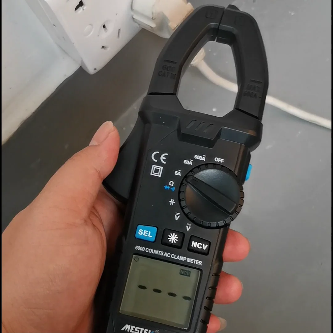 Cm81 Product Clamp Multimeter Mestek 6000 Counts Digital Clamp Meter ...