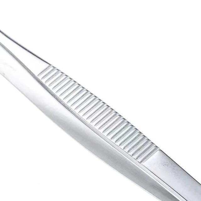 Manual Surgical Dressing Forceps - Toothless Tweezers