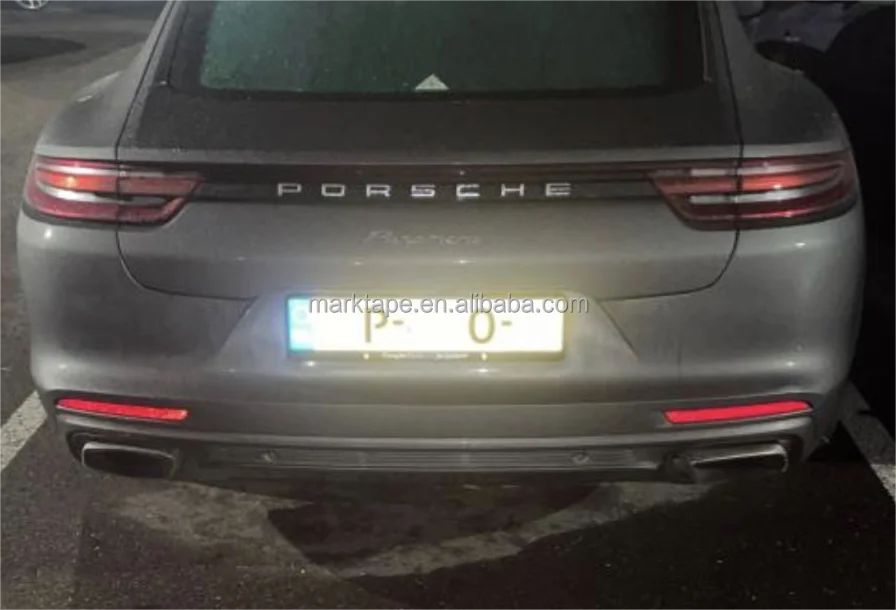 Black License Plate Masking Reflective Film Aluminum Foil Vinyl Car ...