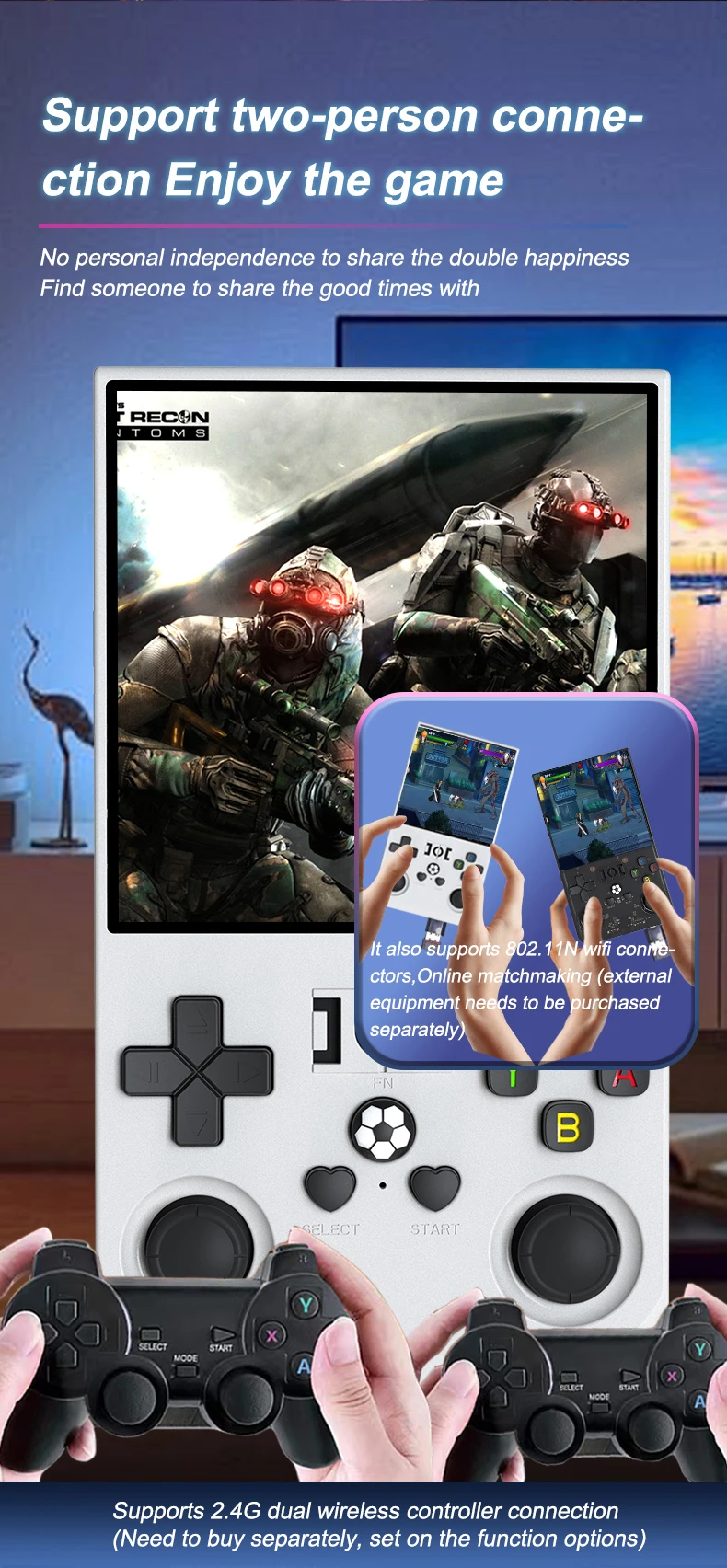 R36Max Gaming Console Portable Console 4K HD 64GB Retro Gaming Console ...