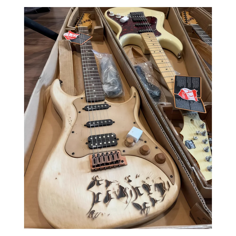 Jelo 39-Inch Maple Neck Indian Rosewood Fretboard Mahogany Body ...