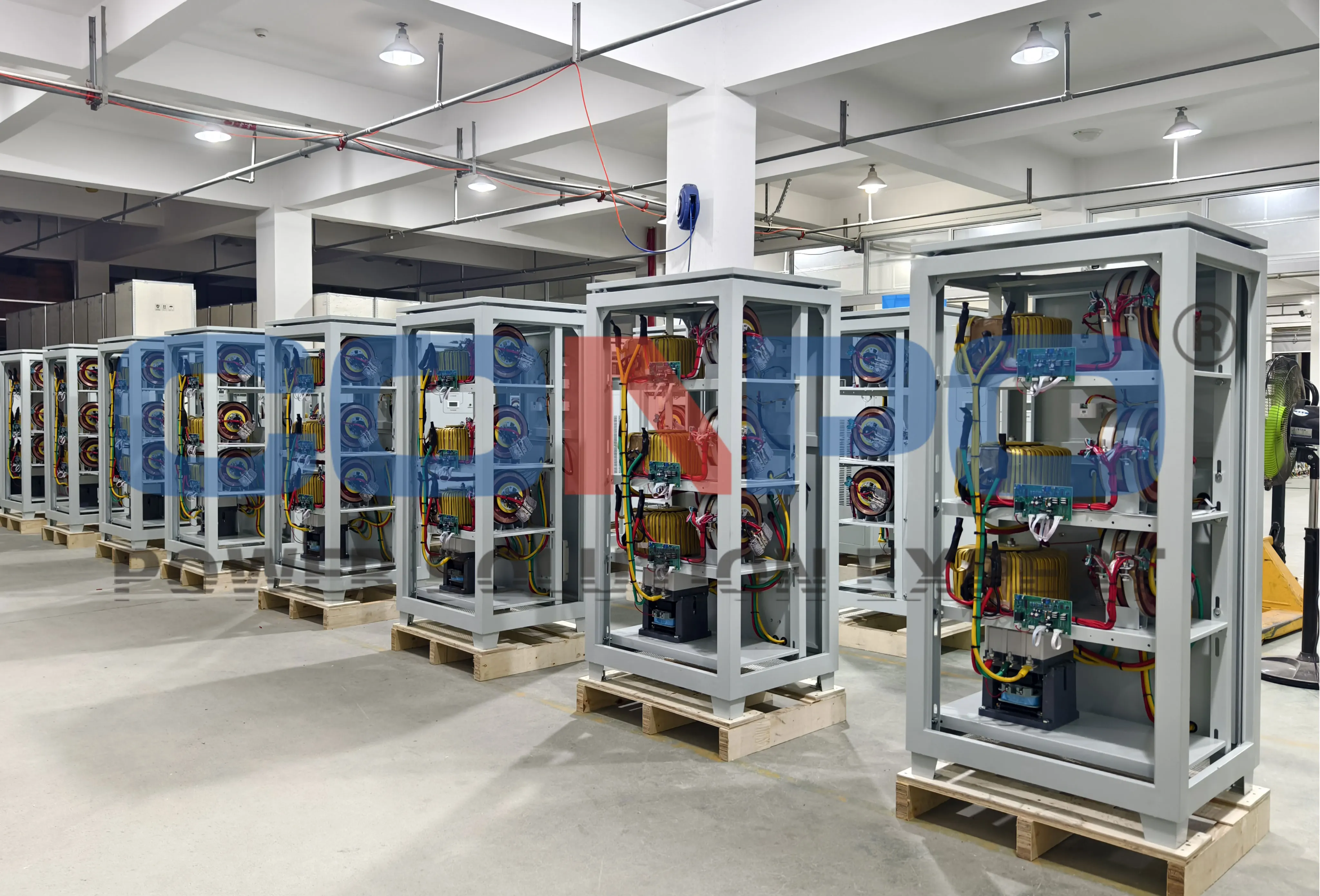 SVC-60KVA Single Phase Servomotor High Precision AC Automatic Voltage ...