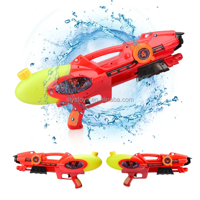 51cm Long Pull-out Water Gun Toys Songkran Festival Air Pressure Jet ...