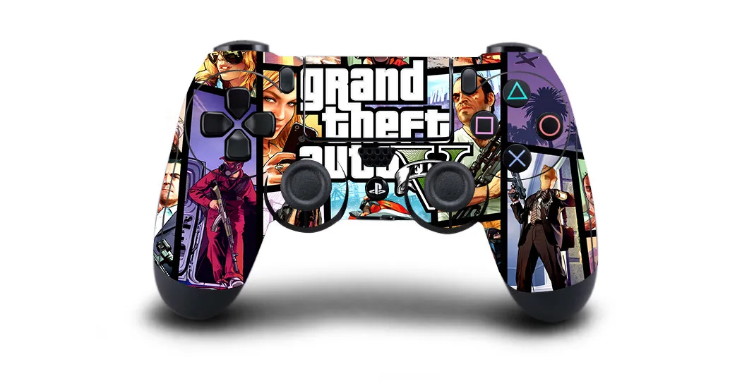 Protective GTA 5 Sticker for PS4 Controller - Durable Skin