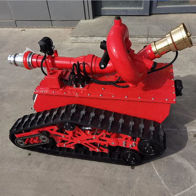 Remote Control Fire Fighting Water Cannon Tracking Rxr-m40d-plt1000 Fire Fighting Robot - Buy ...