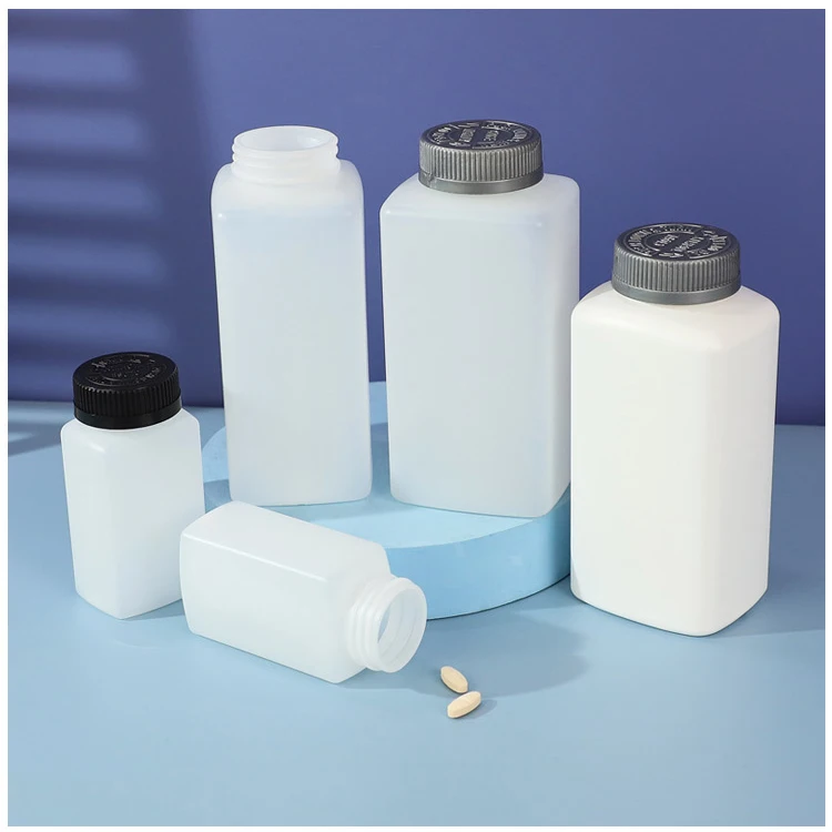 Wide Mouth 120cc Pink Blue Frosted Pill Supplement Capsule Bottle With ...