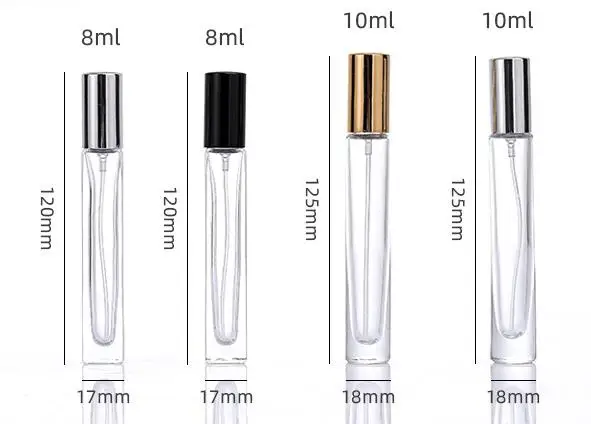 Empty 5ml 10ml 15ml 20ml Amber Sprayer Bottle for Perfume