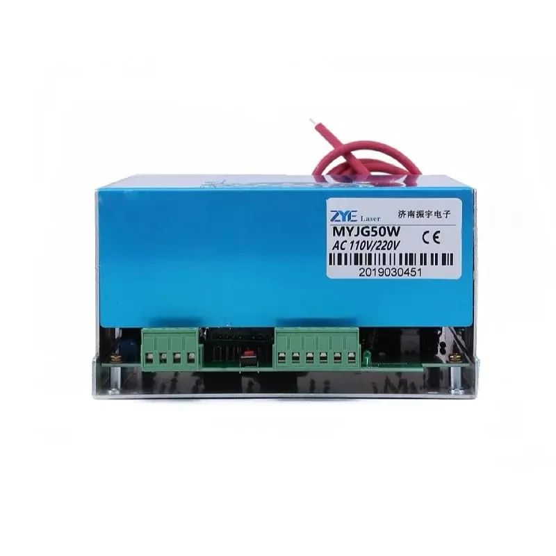 ZYE MYJG50W 50w Co2 Laser Power Supply for 30-50w 3020 5030 Laser ...