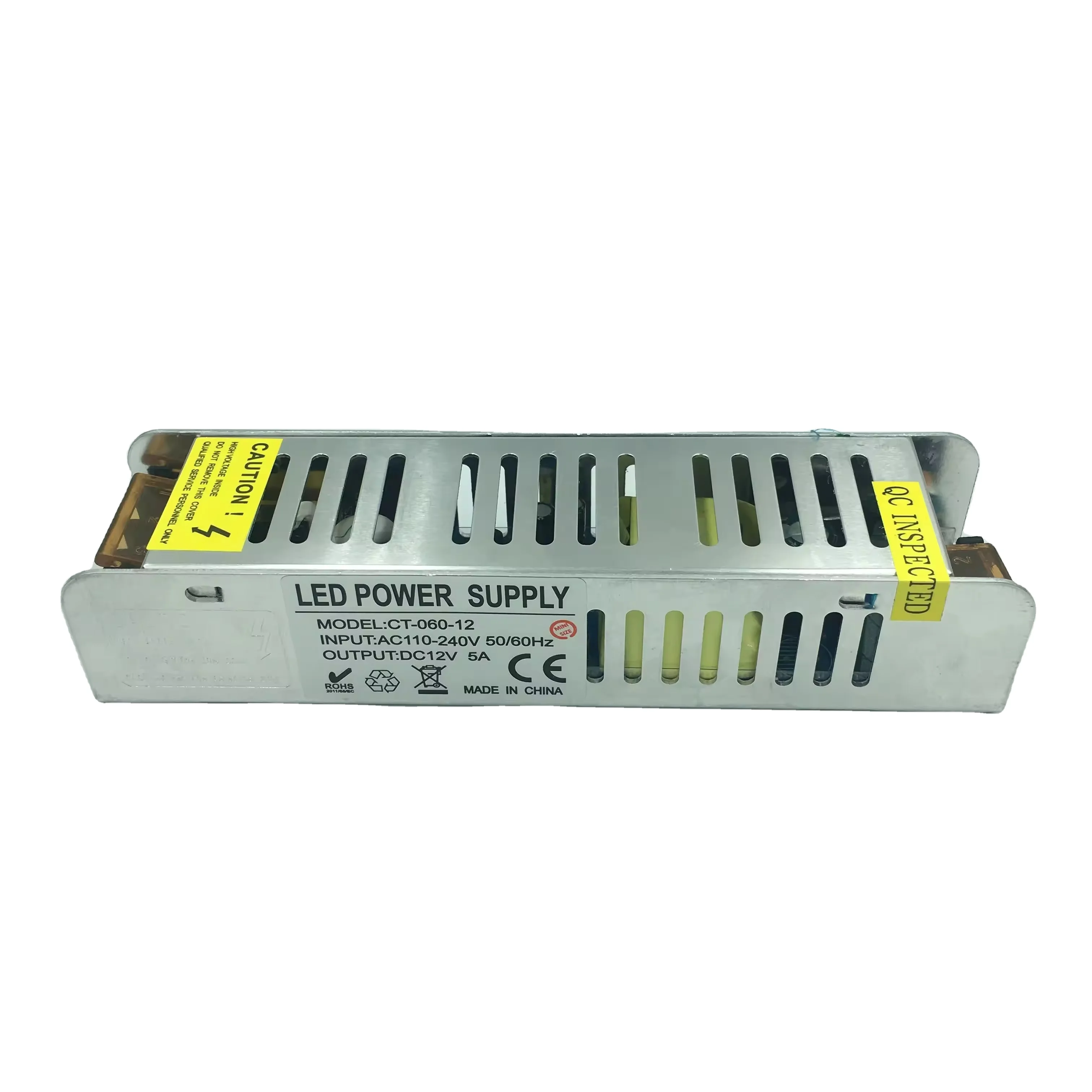 SMPS power supply 12V 60W 5A AC185v-240v transformers Slim Switching ...