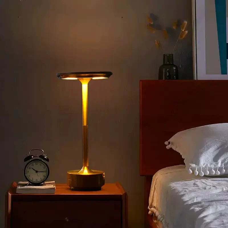 Rechargeable LED Table Lamp - Modern, Simple, and Bright