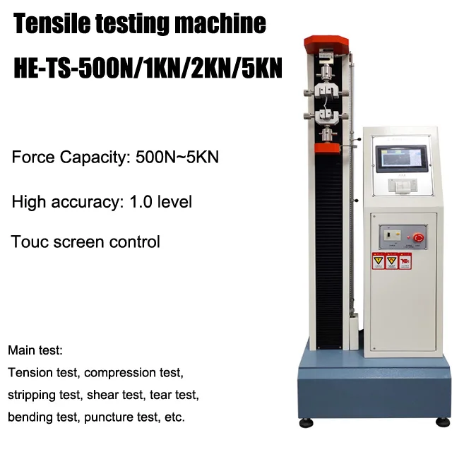 5KN Tensile Testing Equipment Micro-Computer Single Column Electric ...