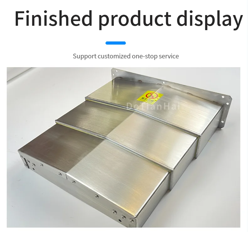 Custom Stainless Steel Machine Guide Retractable Steel Plate Protective ...