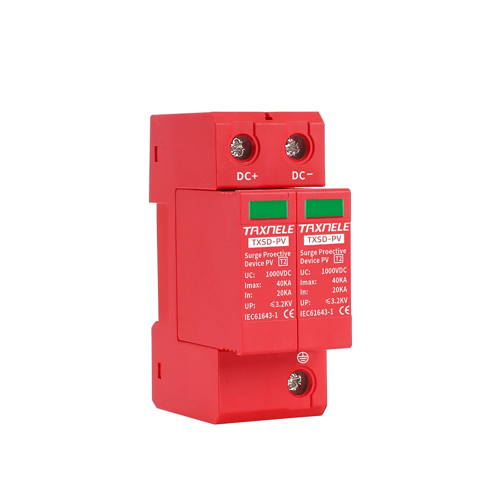 Dc Spd Surge Protective Device 2p 40ka 60ka 600v 800v 1000v Voltage ...