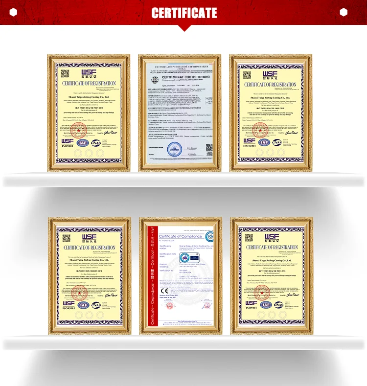 JINFENG Carbon Steel Equal Coupling Pipe Fittings ASTM Standard ...