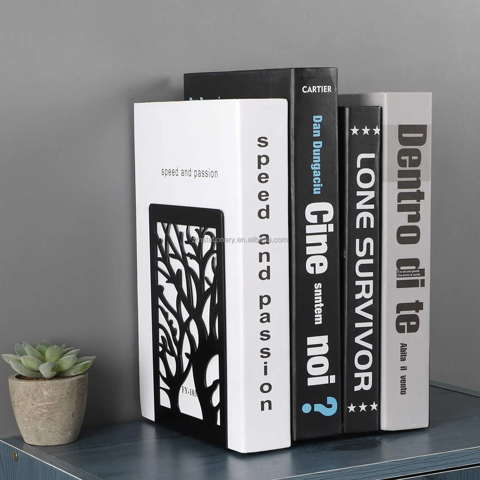 Wholesale Custom Logo Bookend New Arrival Best Seller Black Home Decor ...