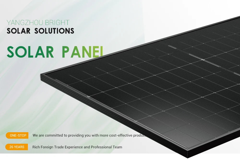 BR SOLAR 460w 470w Half Cell Dual Glass Solar Modules 480w All Black ...