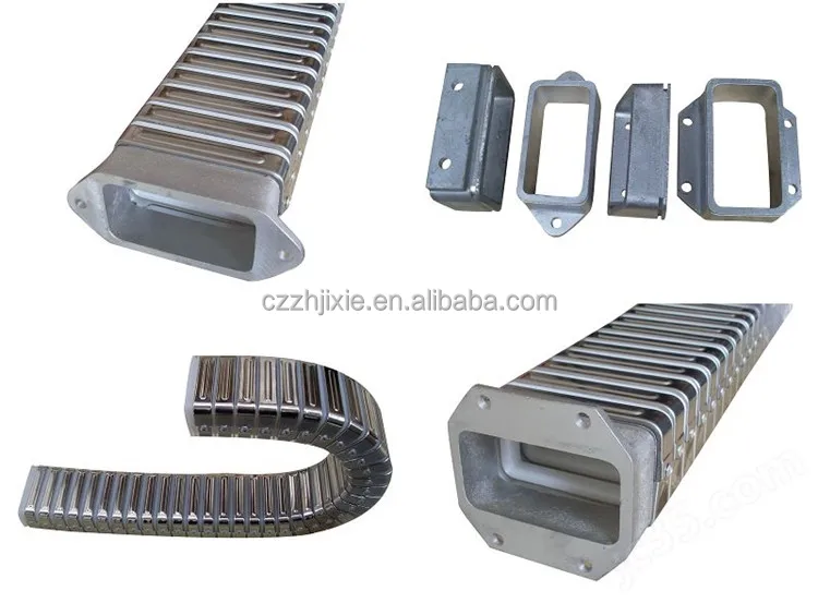 DGT Flexible Steel Energy Chain Conduit Shield Cable Protective Drag ...