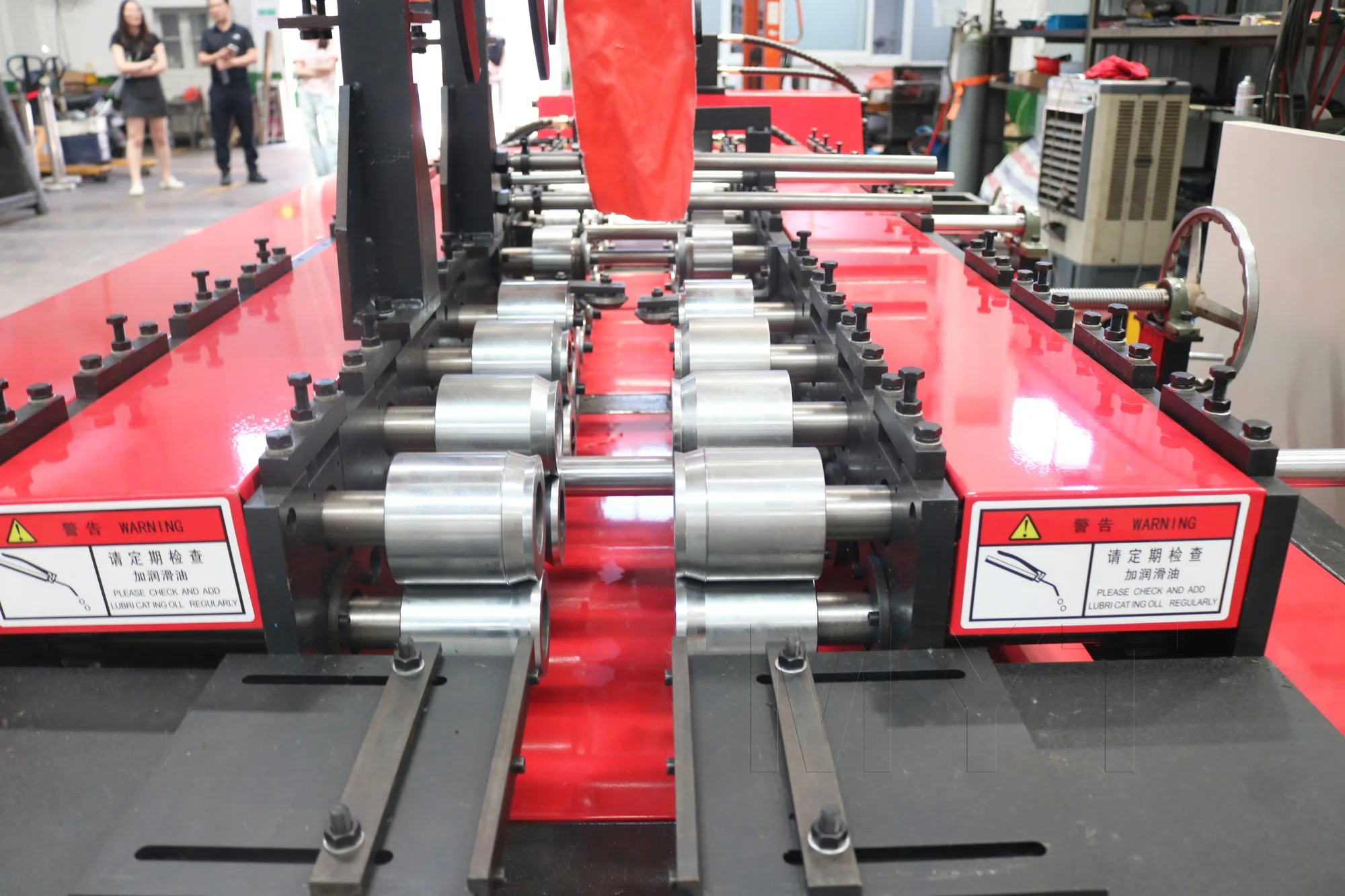 Industrial Flexible Duct Connector Forming Machine with Automatic Punching