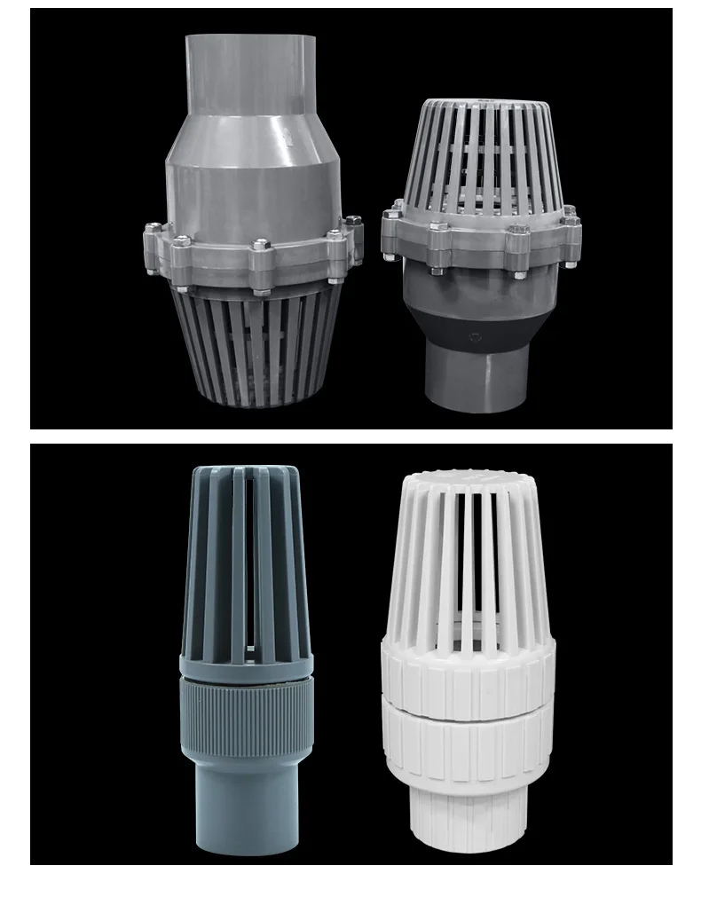 Pvc Foot Valve Plastic 6 Inch Foot Valve for Water Pump Foot Check ...