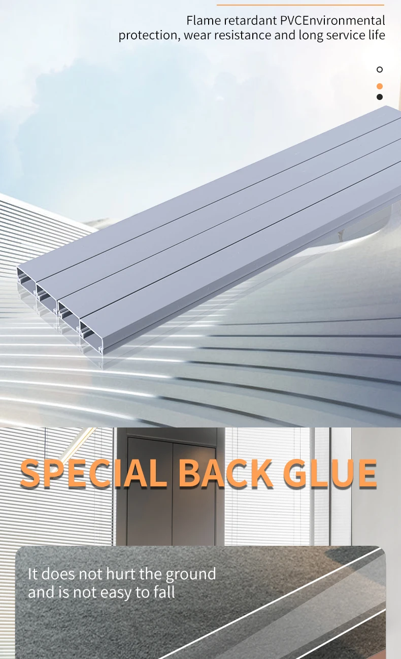 Custom High Quality Plastic Extrusion Wiring Ducts Outdoor Pvc Trunking ...