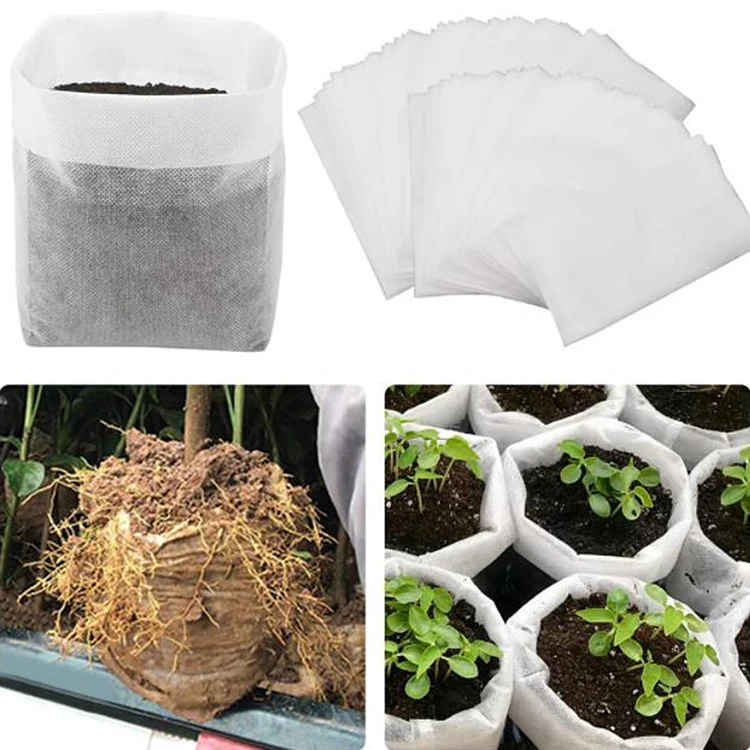 Eco-friendly Biodegradable Non-woven Nursery Bags Plant Grow Bags ...