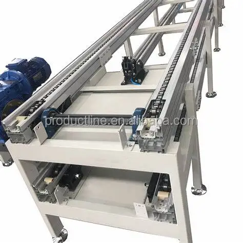 CVC Production Conveyor Systems Speed Free Flow Chain Line Assembly ...