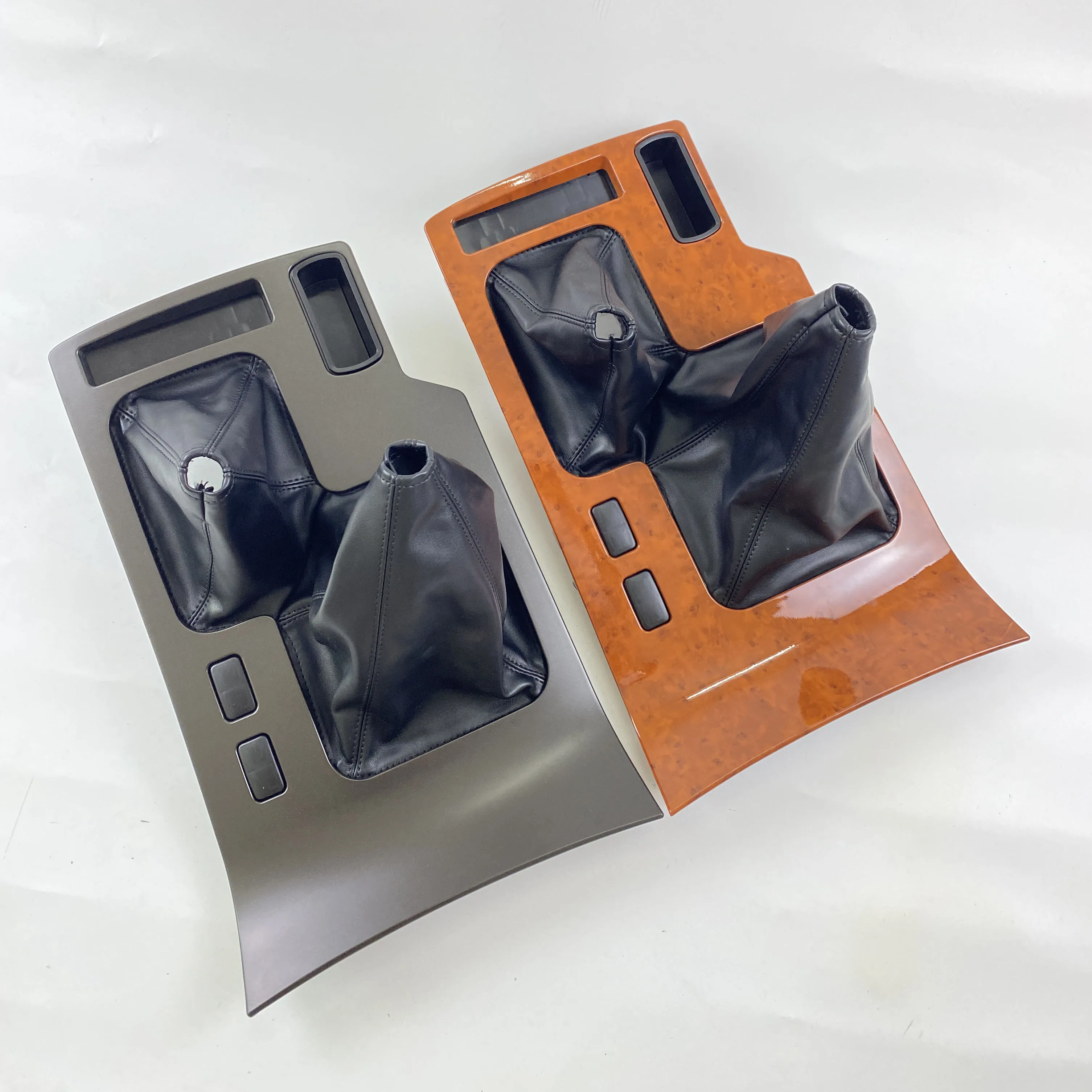 AT Center Console Wooden Gear Shifter Penal Trim Replacement for Toyota ...