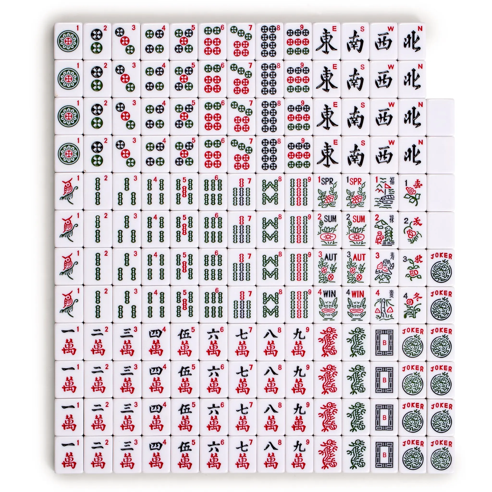 Custom Luxe Mahjong Set - Chic Acrylic Strategy Game