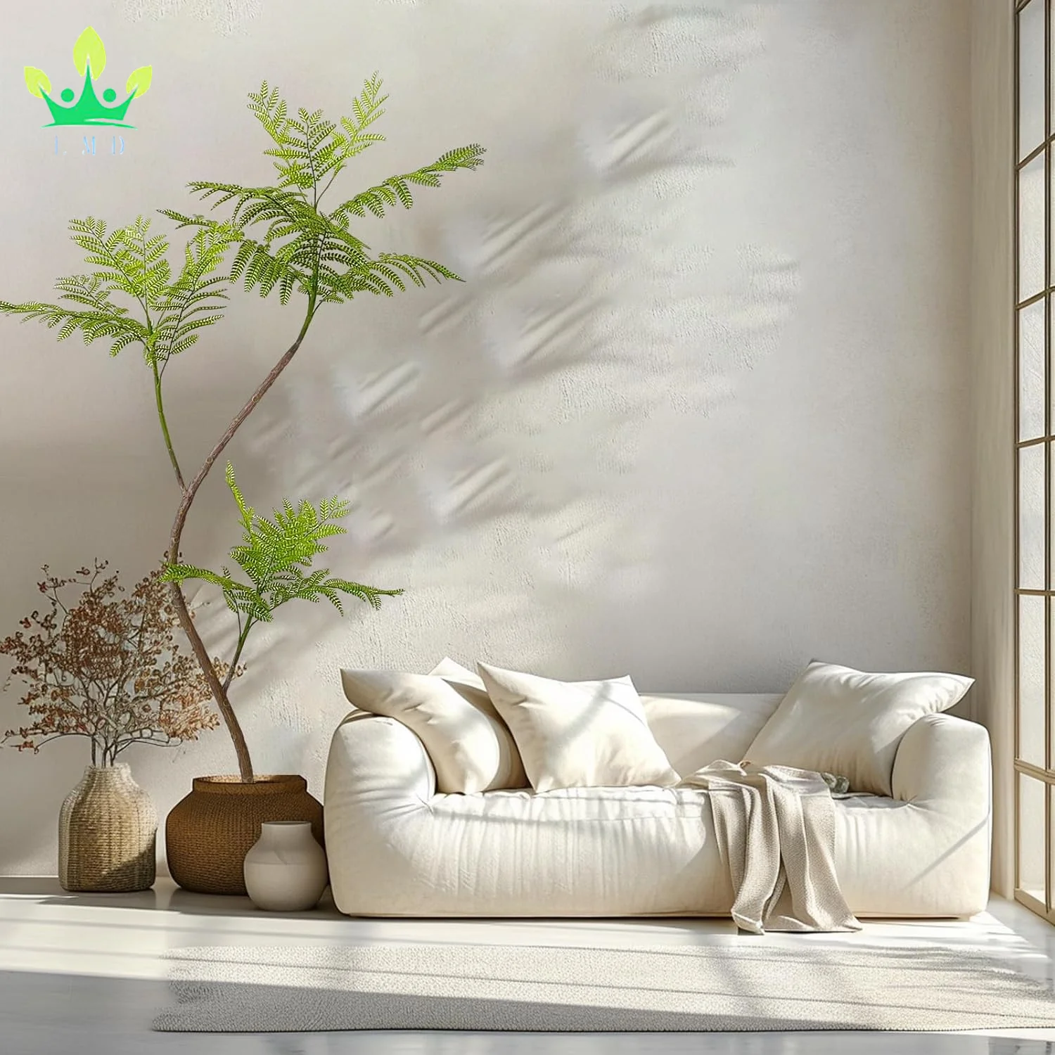 Artificial Jacaranda Tree - Lifelike Indoor Decor Plant