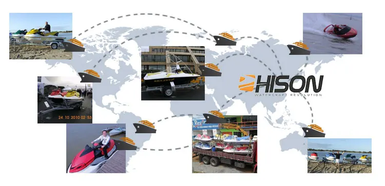 Hison 125cc Gasoline Jet Fishing Kayak with Pedal Drive Customizable 1 ...