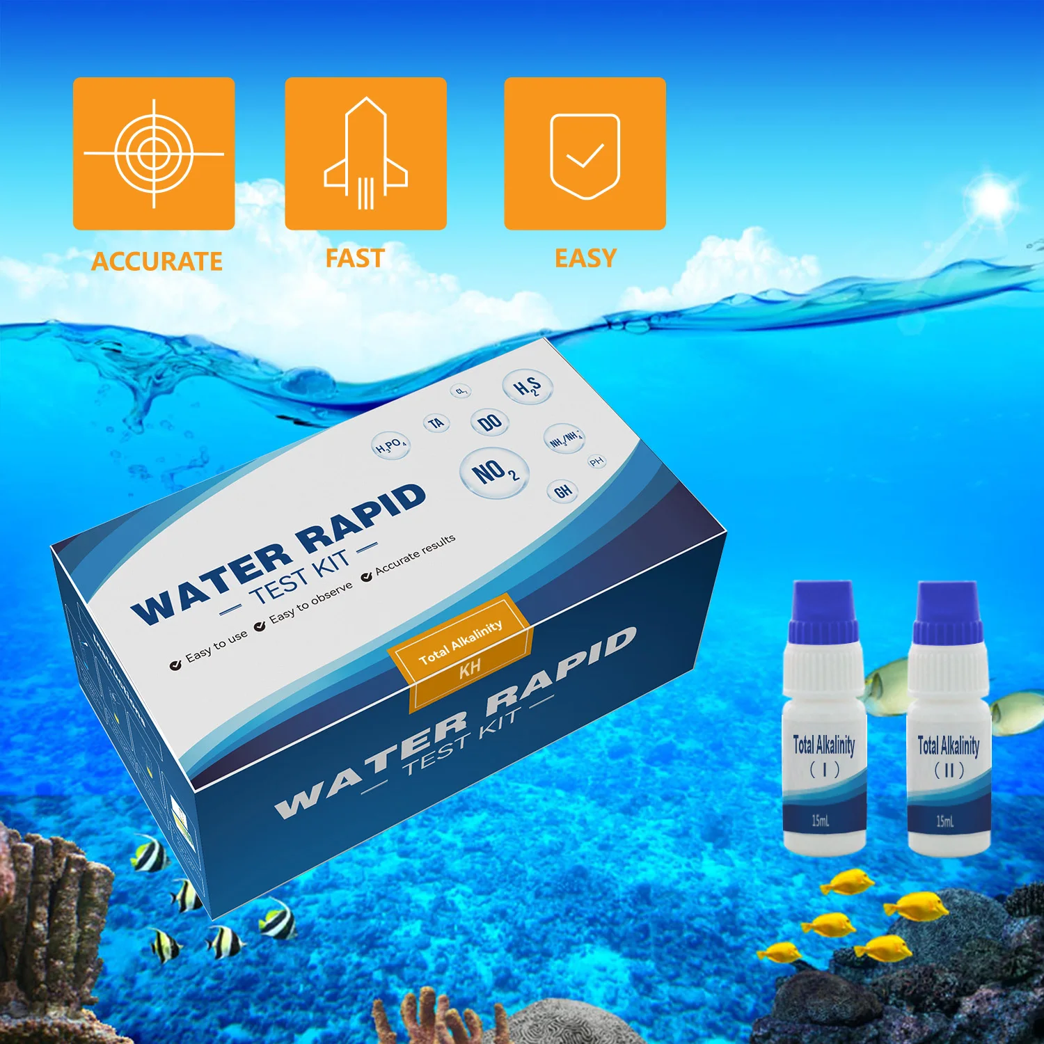 Water Quality Rapid Analysis - Dissolved Oxygen Reagent Kit