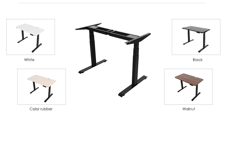 2AF3 Modern Standing Computer Table - Dual Motor Height Adjustable