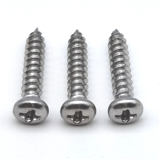 Gb845 Stainless Steel Cross Recessed Pan Head Tapping Screws - Buy ...