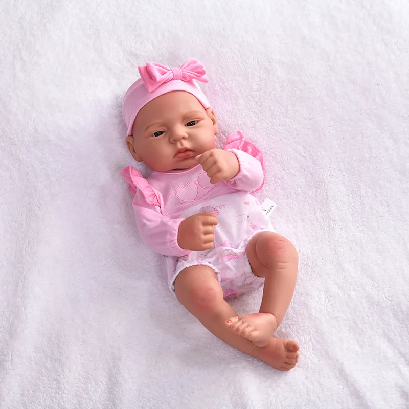 16 Inch Mini Reborn Doll Soft Touch Lifelike Doll Parts 40cm Baby Doll ...