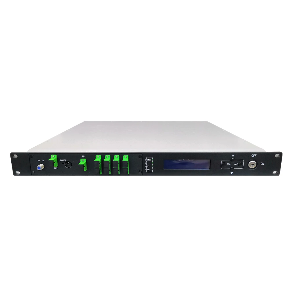 GPON OLT Network PON EDFA 1U 4 Ports WDM 16dB 1550 amplification ...