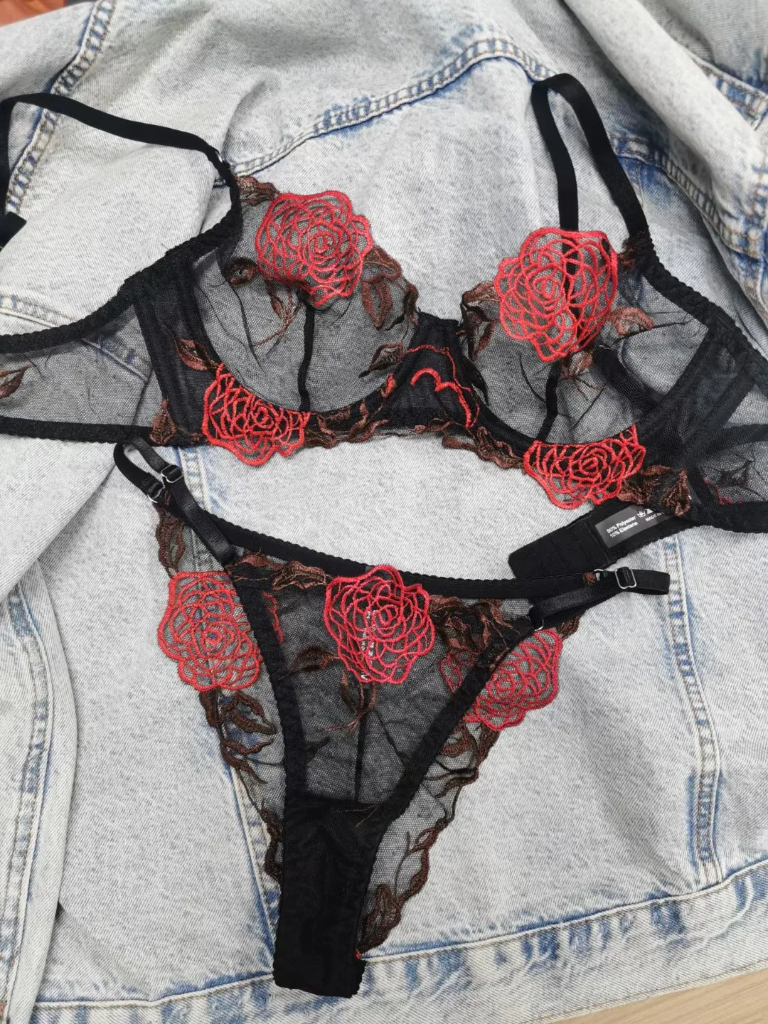 Sexy Girl Hot Bra Panty Set See Through Lace Bra And Panty Set Ultra