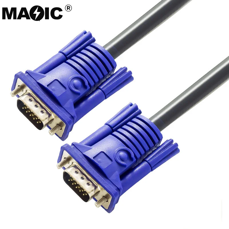 High Quality 3+6 VGA Cables for Computer - Various Lengths