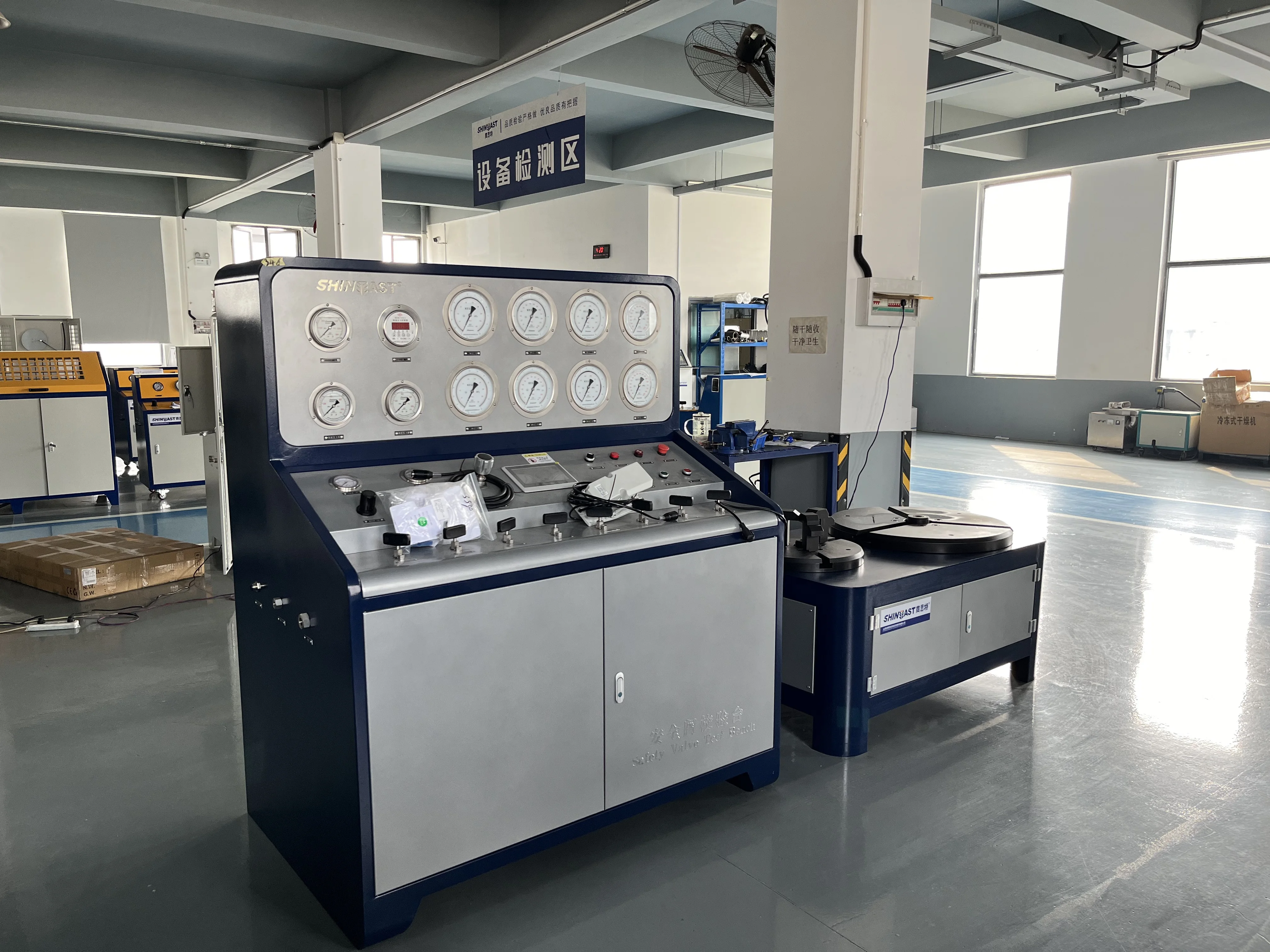 High Pressure Safety Valve Test Bench Air Driven Safety Valve Test ...