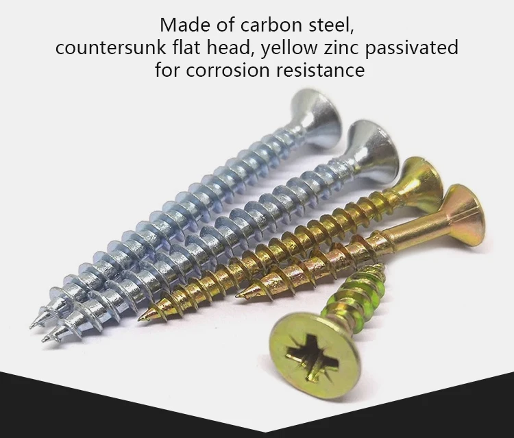 High Quality Chipboard Screws - Pozi Csk Serrated Thread