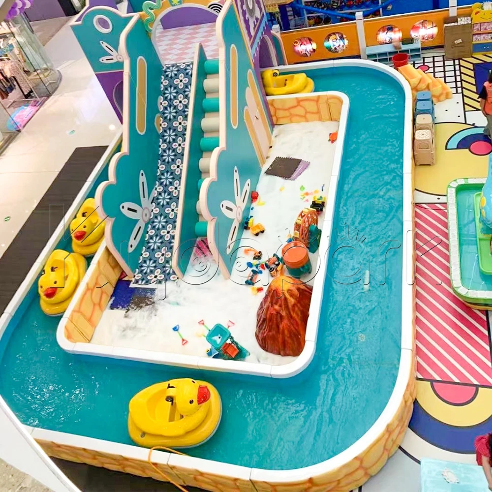 Outdoor Indoor Fiberglass Waterway Carousel Floating Boat