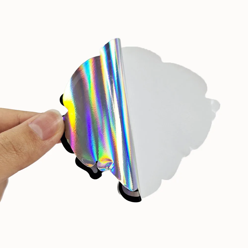 Customized Personalized Cartoon Laser Holographic Sticker Printing Logo ...