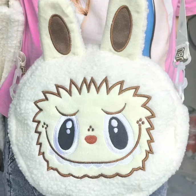 Cartoon Labubu Plush Bags Kawaii Anime Labubu Cute Casual Student ...