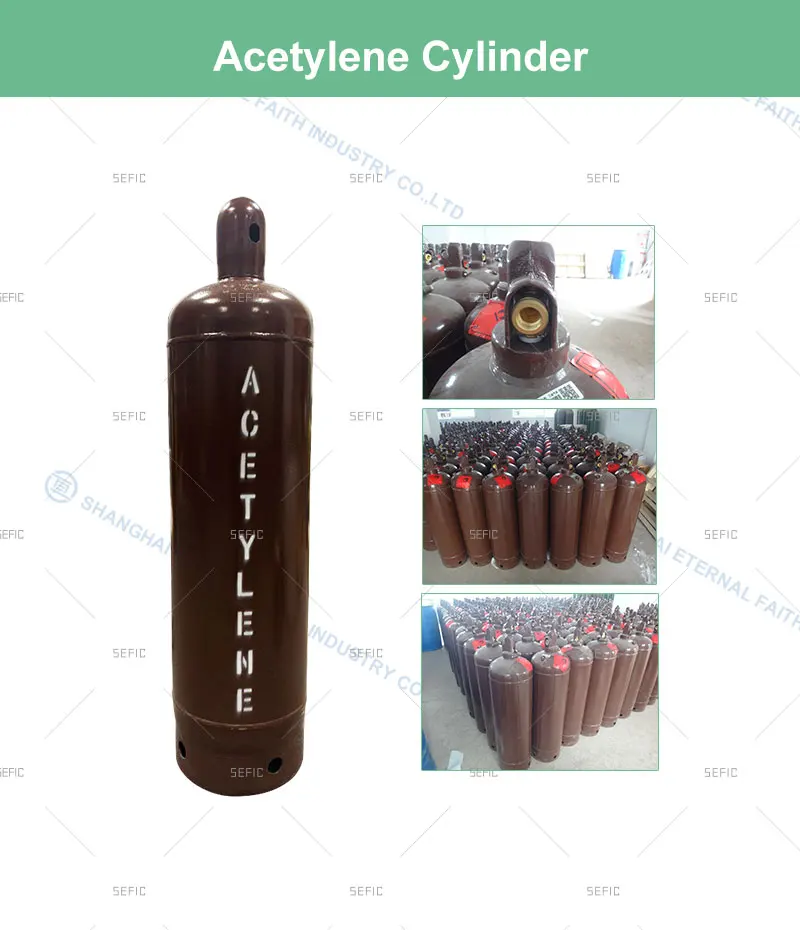 Welding Use Acetylene C2H2 Gas Cylinder Price - SEFIC